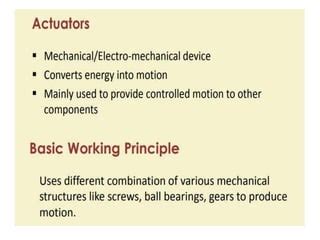 Integration Of Sensors Actuators With Arduino Pptx