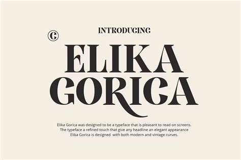Elika Gorica Font Elika Gorica Font Free Download Fontcypress
