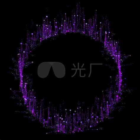唯美粒子光环（带透明通道）2000x2000高清视频素材下载编号7855155影视包装光厂vj师网