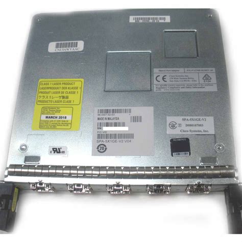 Cisco Spa 5x1ge V2 5 Port Gb Ethernet Shared Port Adapter