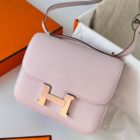 Kuwait Hermes Constance 18 Chevre Mauve Pale Rose Gold Hardware Hermès