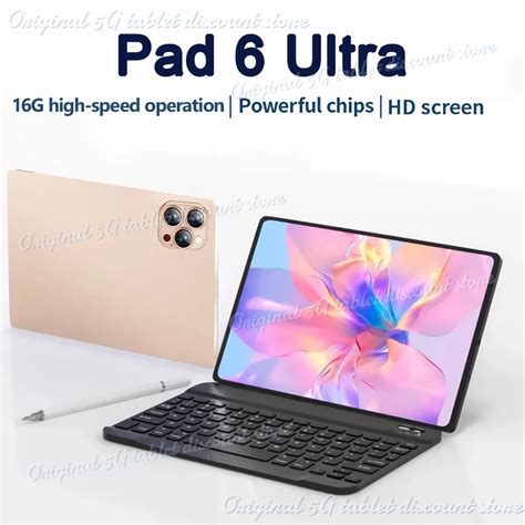 Pad-6-Ultra-Android-13-Tablet-16GB-1T-10000mAh-5G-Dual-SIM-Chamada ...