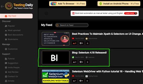 Testing Daily The Testers Home Page On Linkedin Testingdaily Selenium Testtingblog