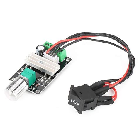 Dc 6v 12v 24v 3a Pwm Motor Speed Control Reversible Controller Regulator With Switch Fruugo Uk