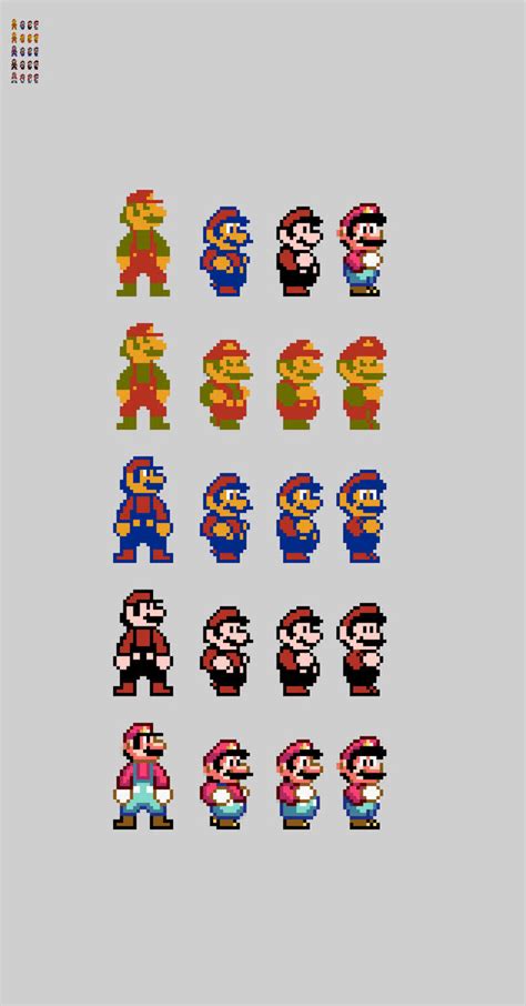 10x Smb1 Smb2 Smb3 Smw Styled Other Marios By Abbysek On Deviantart