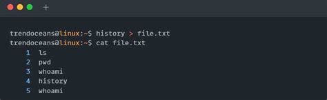 Linux History Command With Advance Examples Trend Oceans