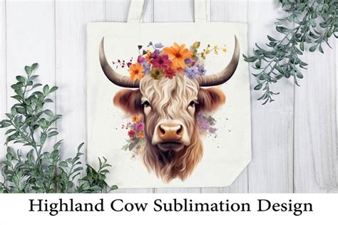Boho Highland Cow