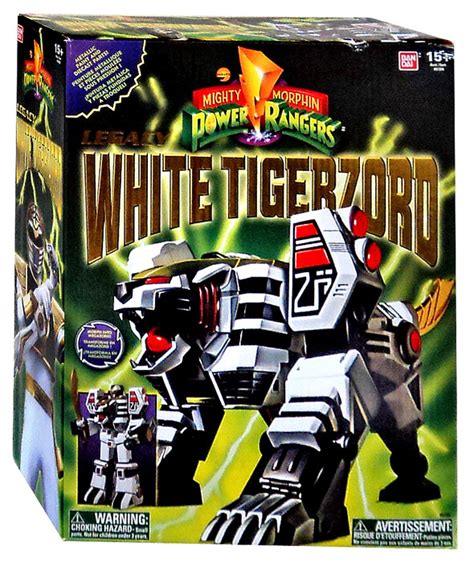 Mighty Morphin Power Rangers Legacy White Tigerzord Toysonfire Ca