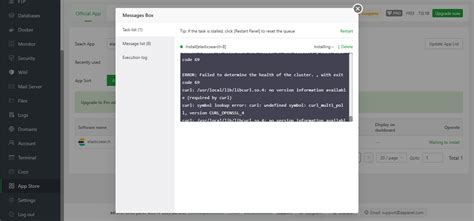 Elasticsearch Installation Issue AaPanel Free Hosting Control Panel One Click LAMP LEMP