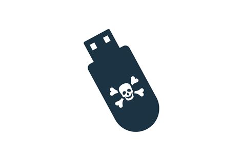 Flash Drive Hacker Usb Icon Graphic By Dhimubs124s · Creative Fabrica