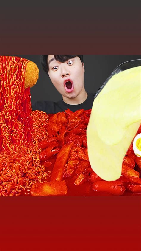 Youtube Gongsam Table 이공삼fire Noodles Cheese Tteokbokki Honey