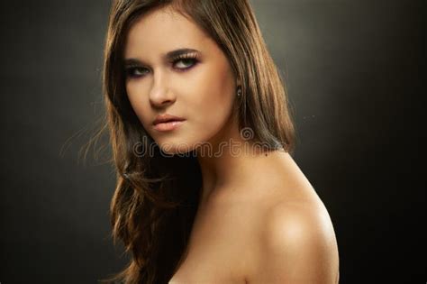 Closeup Beauty Portrait Stock Photo Image Of Dark Elegance 18893418