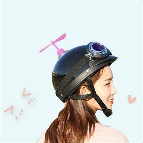 1pcs Motorcycle Fietshelm Fan Helm Sucker Decorati Grandado