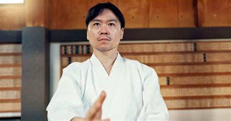 Premium Photo Master Karate Or Man Dojo For Kung Fu For Fitness