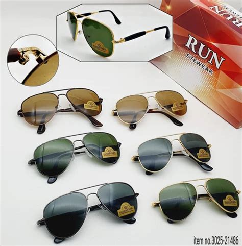 Aviator Sunglasses With Toughened Glass And Metal Frame At Rs 55piece