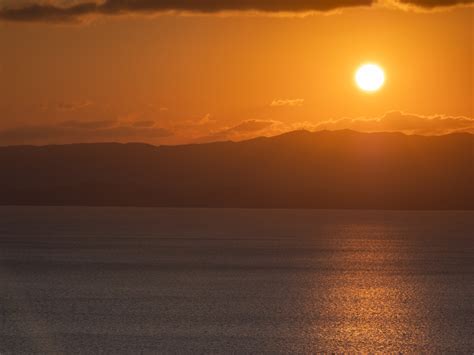 大村湾の夕陽1 by satohiro ID10000609 写真共有サイト PHOTOHITO