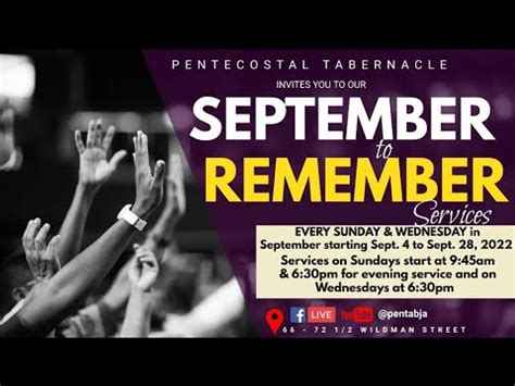 PENTABJA SUNDAY MORNING WORSHIP SERVICE SEPTEMBER 18 2022 YouTube