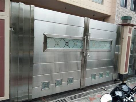 Stainless Steel Sliding Gate At 2000 Sq Ft Stainless Steel Gate In Faridabad ID 2853251651391