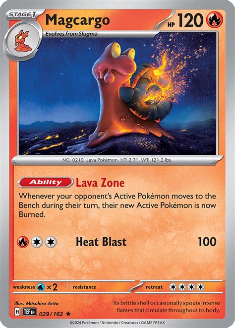 Magcargo Temporal Forces Pokemon Card Pikawiz