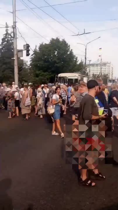 В Запорожье продолжаются протесты против отключения света Лента