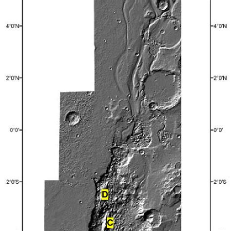 HRSC DTM Of The Juventae Chasma And Maja Valles Area The Sulphate