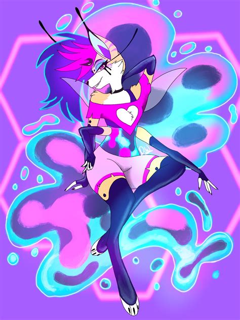 Queenbee Lzebub Cc Style Helluva Boss Fan Art By Destinorawolf15 On