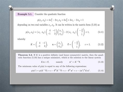 Quadratic Function Minimization Of It Applications PPT Free Download