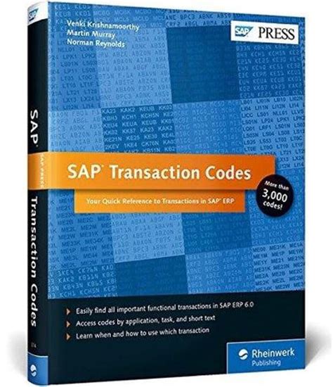 Sap Transaction Codes Your Quick Reference To Transactions In Sap Erp Vialibri
