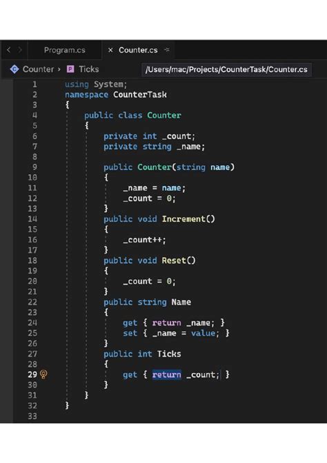 2 2 Counter Class Object Oriented Programming Studocu