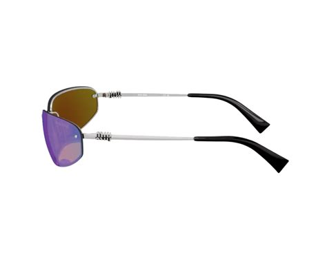 Sunglasses Miu Miu Mu A50s Frame Color Silver