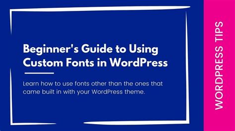 Beginner S Guide To Using Custom Fonts On WordPress Mindy Iannelli Web Consultant