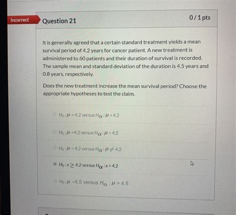 Solved Incorrect Question 21 01 Pts It Is Generally Agreed