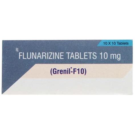 Grenil F 10 Tablet Prevent Migraines And Manage Vertigo