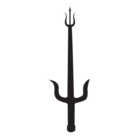 Trident Icon Logo Vector Design Template 36877693 Vector Art At Vecteezy