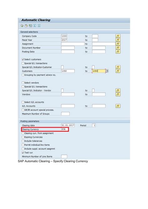 sap open item clearing process useful for end users docx credit