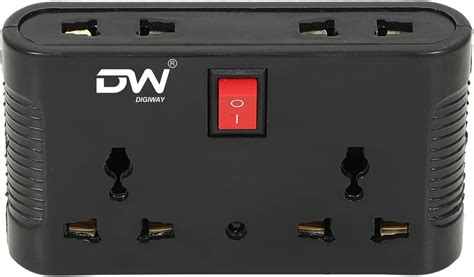 Buy Digiway 3 Pin Multi Plug Point Cordless Wall Socket Extension Board Universal Sockets And
