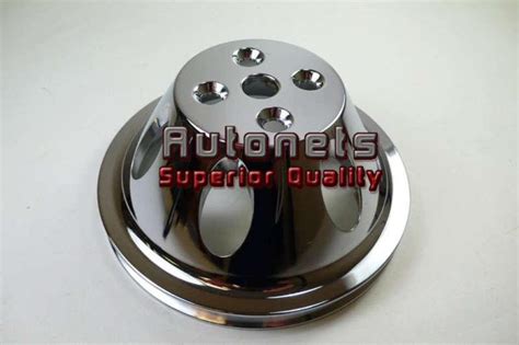 Find Chromed Aluminum Big Block Chevy Water Pump Upper Pulley Swp 1