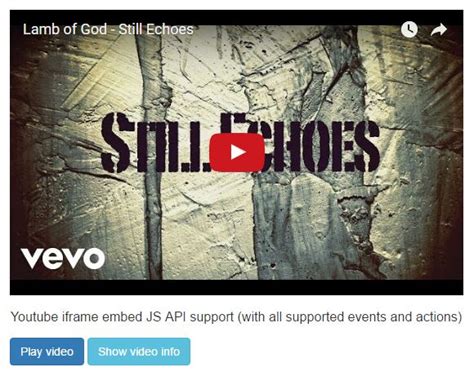 Angularjs Module For Easy Youtube Video Embed Angular Script