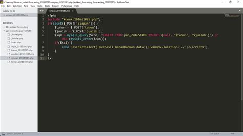 Membuat Aplikasi Forecasting Regresi Linier Dengan Php Yukcoding