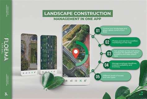 Green Space Management App Design Development Behance