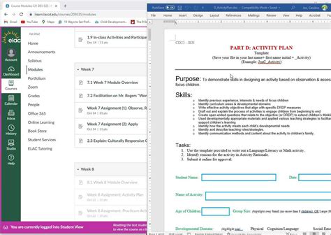 Activity Plan Template Part 1