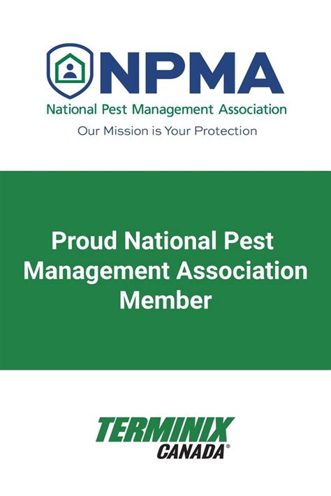 Terminix Canada Is A Proud Member Of The National Pest Management