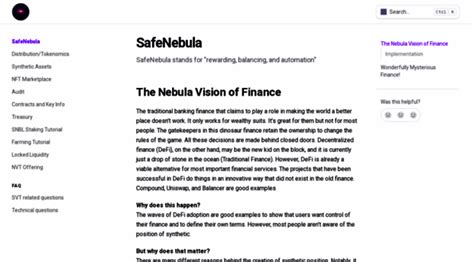 Snbl Gitbook Io SafeNebula SafeNebula Snbl Gitbook