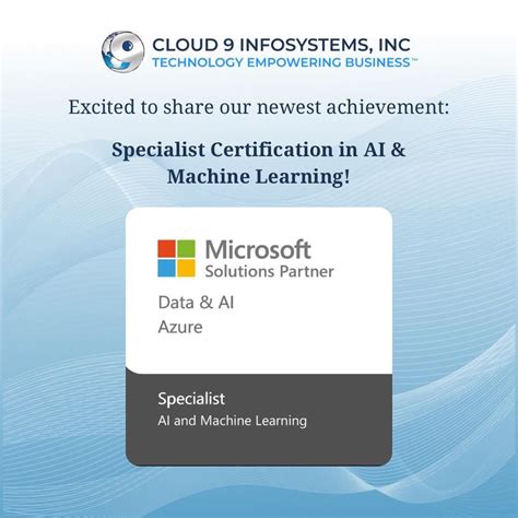 cloud 9 infosystems inc on linkedin ai machinelearning dataandai