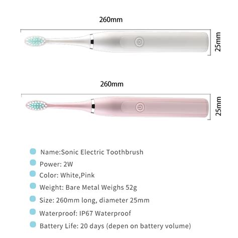 Sonic Elektrische Tandenborstel Volwassen Tandenbo Grandado