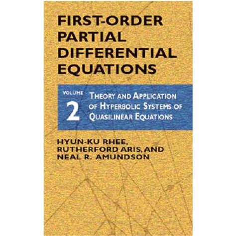 Pre Owned First Order Partial Differential Equations Vol 2 Paperback