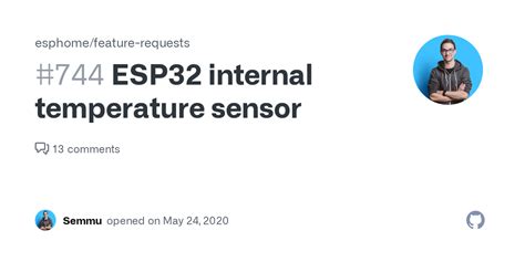 ESP Internal Temperature Sensor Issue Esphome Feature Requests GitHub