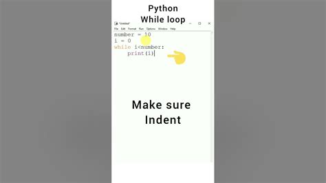 How To Use While Loop In Python Idle Shorts Python Youtube
