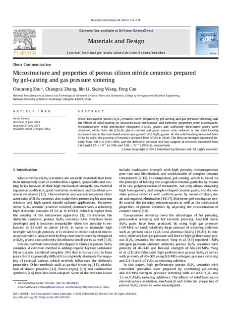 Pdf Microstructure And Properties Of Porous Silicon Carbide Ceramics Fabricated By