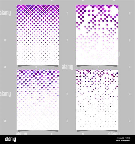 Geometrical Diagonal Rounded Square Pattern Background Brochure